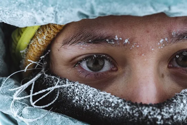 Brain reactions to freezing temperatures